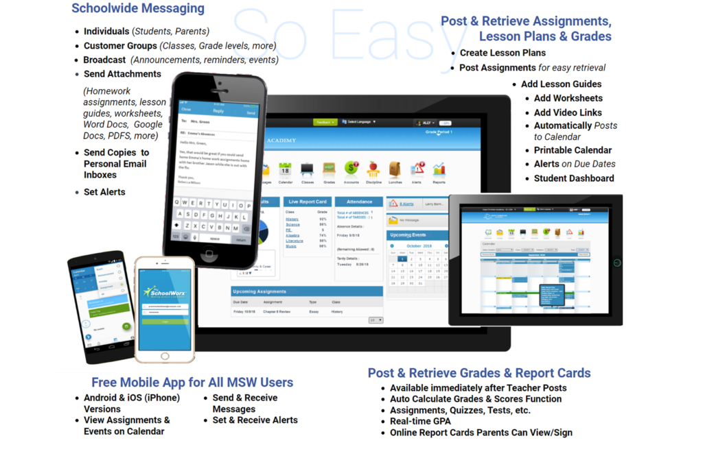 Grant - MySchoolWorx Classroom Management System